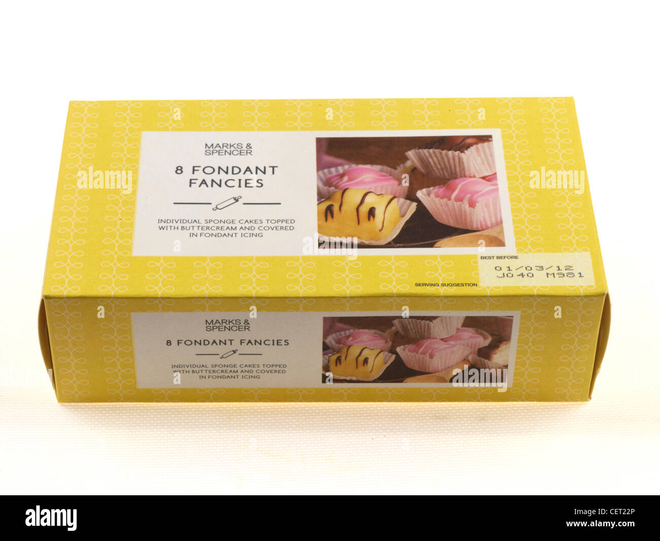 Box of Fondant Fancies Stock Photo - Alamy