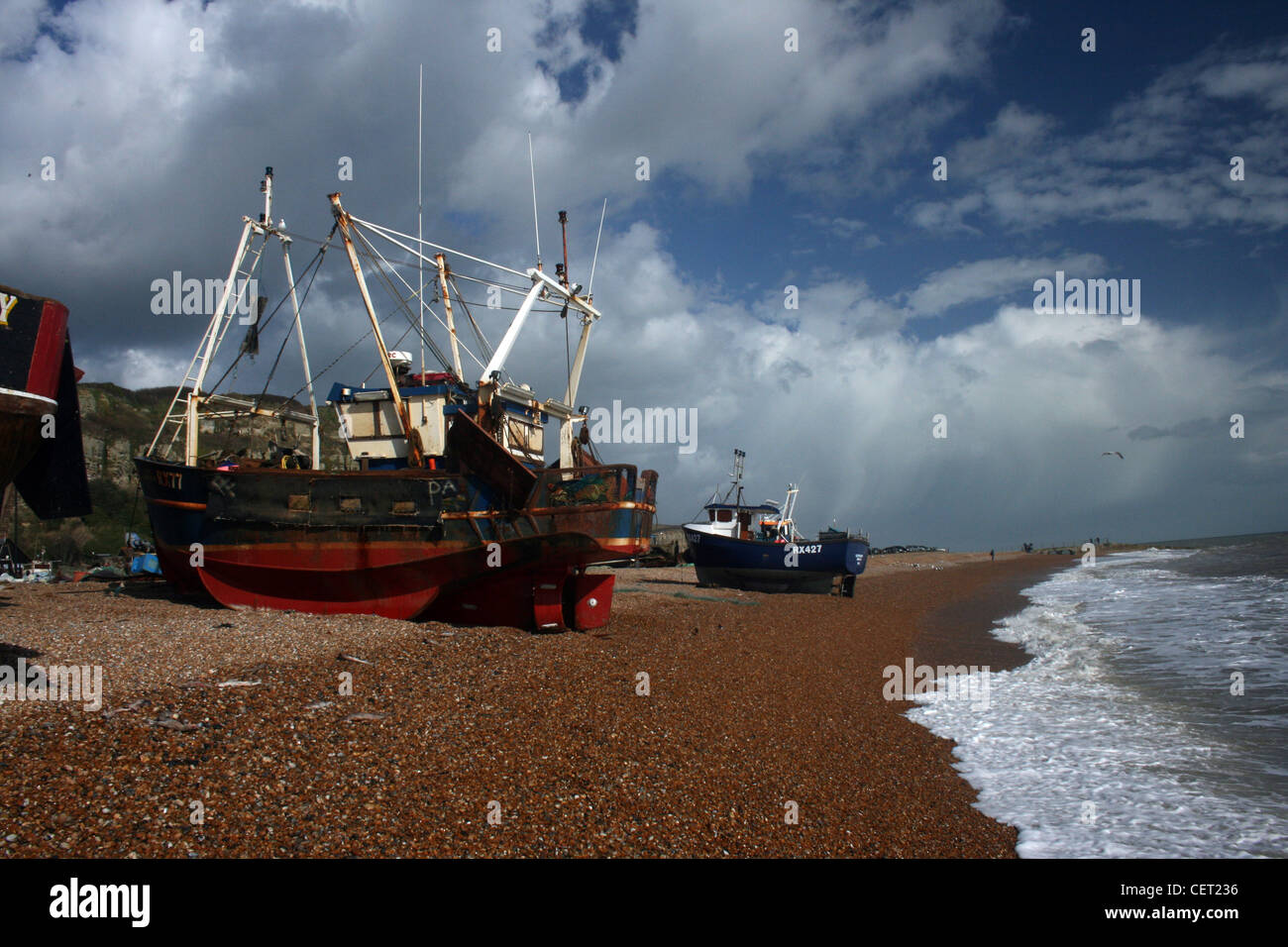 Hastings beach & seafront Stock Photo - Alamy
