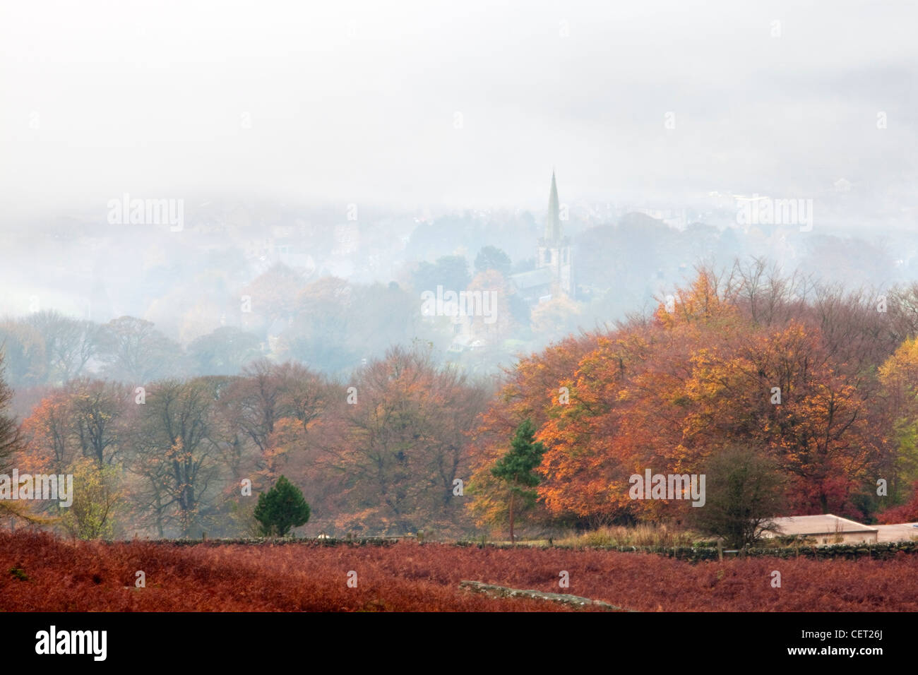 Hathersage village hi-res stock photography and images - Alamy