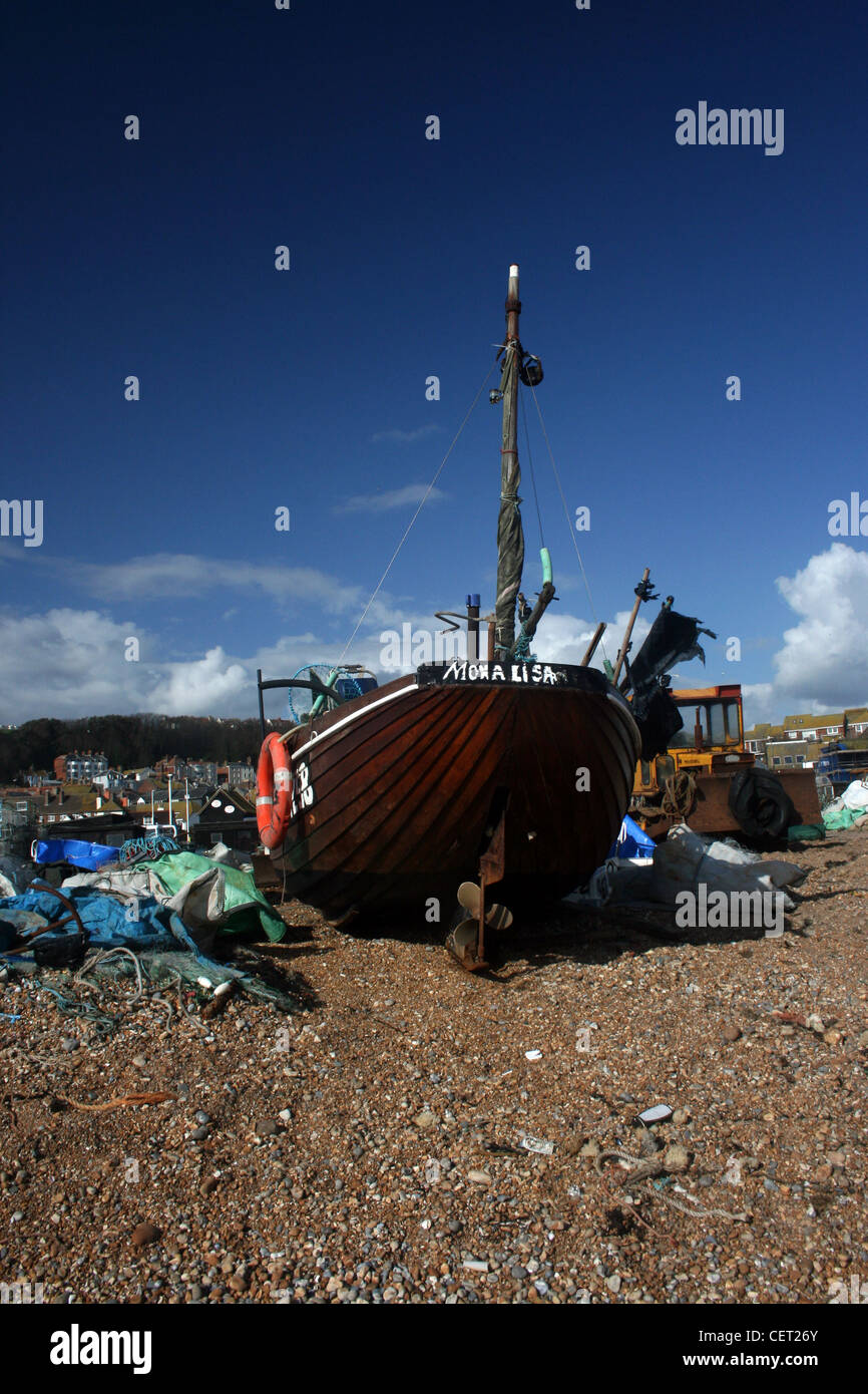 Hastings beach & seafront Stock Photo - Alamy