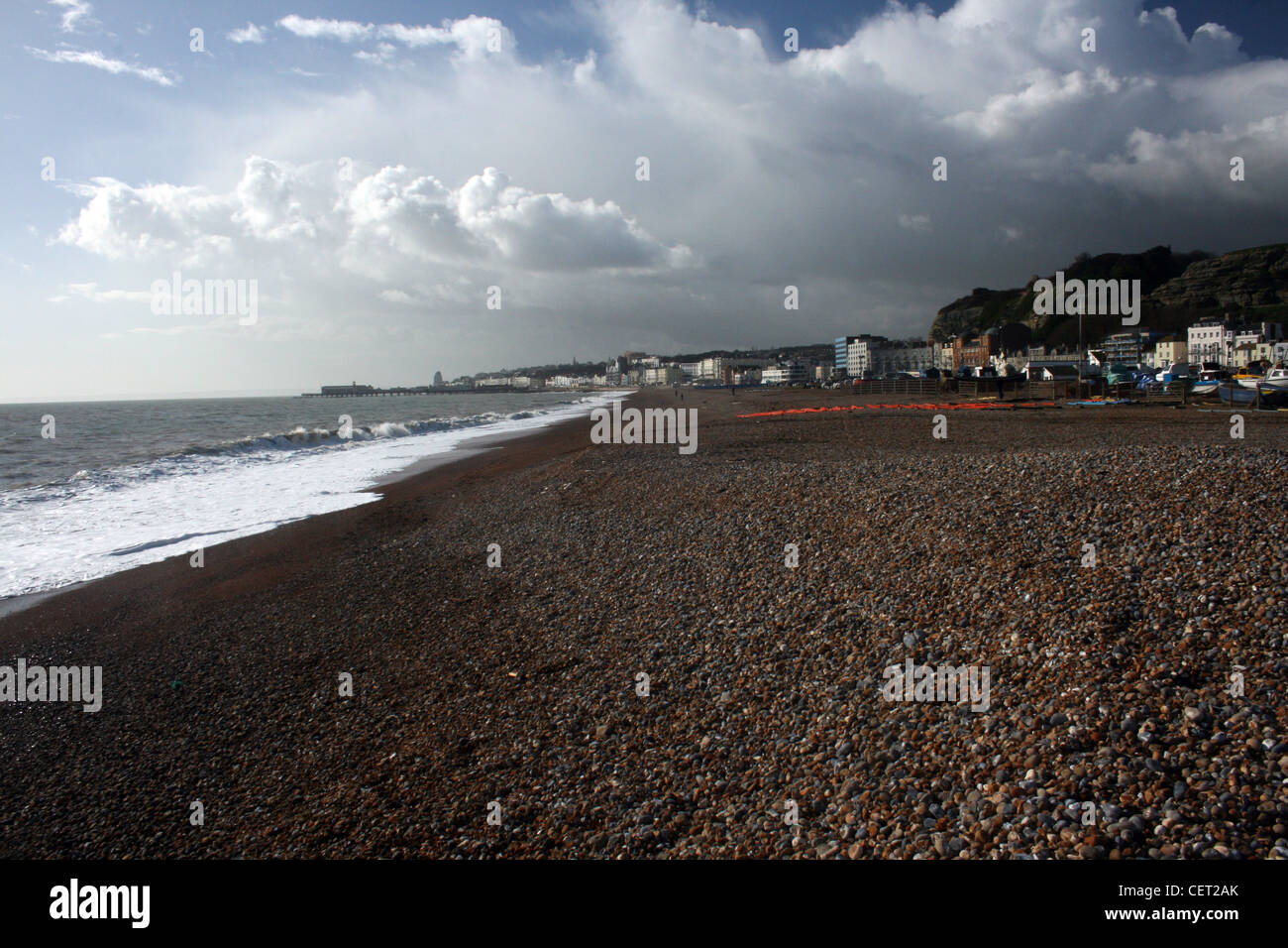 Hastings beach & seafront Stock Photo - Alamy