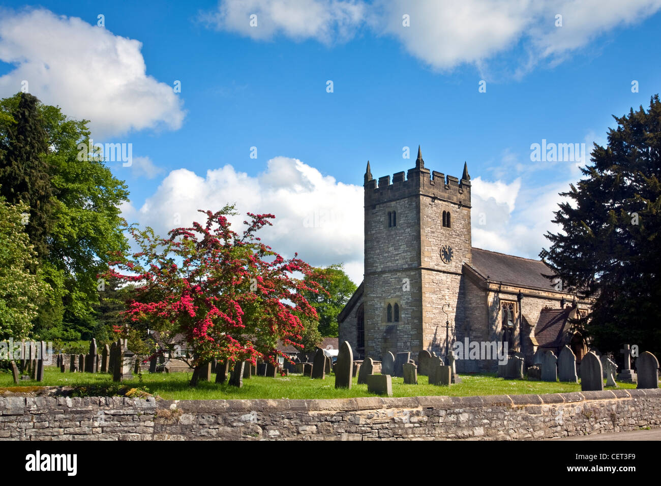 Holy Trinity Parish Church near Bakewell, in the Peak District National ...
