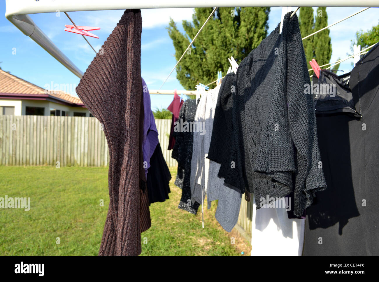 Clothesline Wind High Resolution Stock Photography and Images - Alamy
