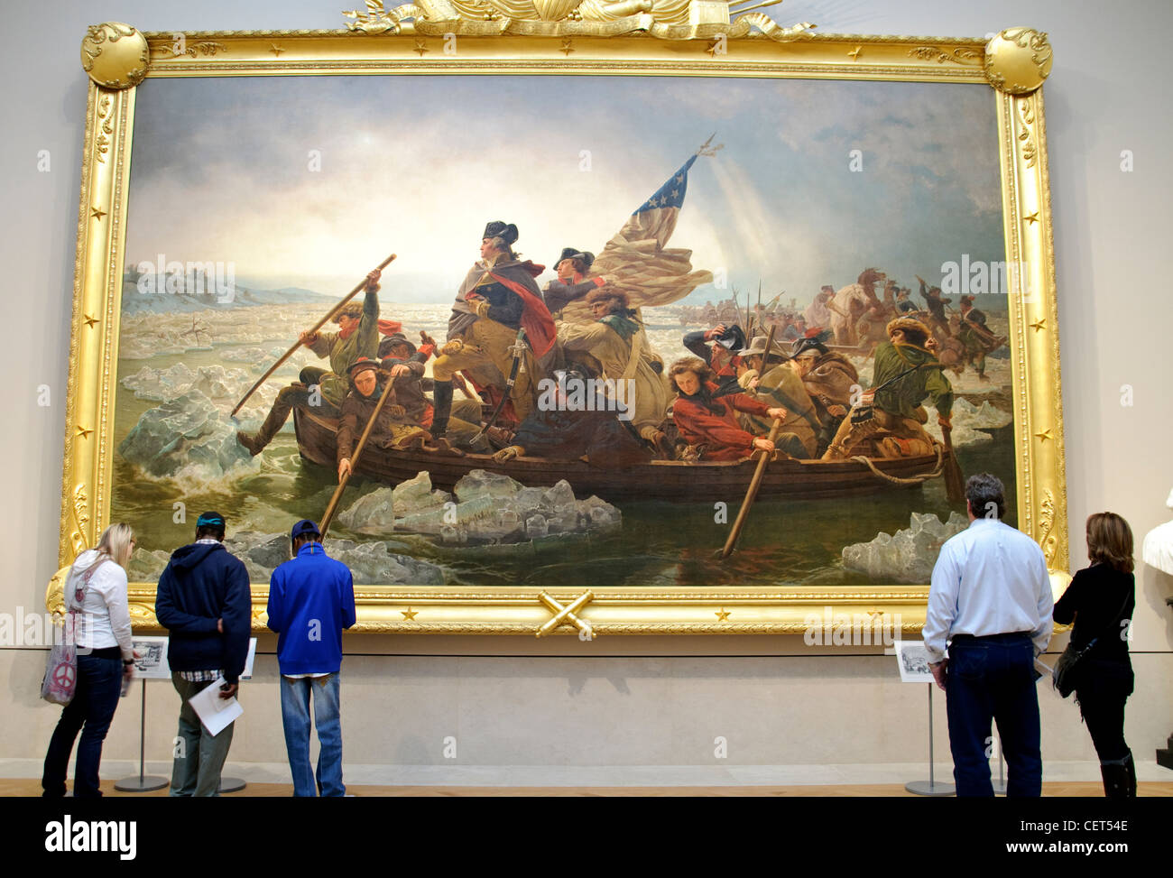 George Washington Crossing the Delaware, 1851, by Emanuel Leutze ...