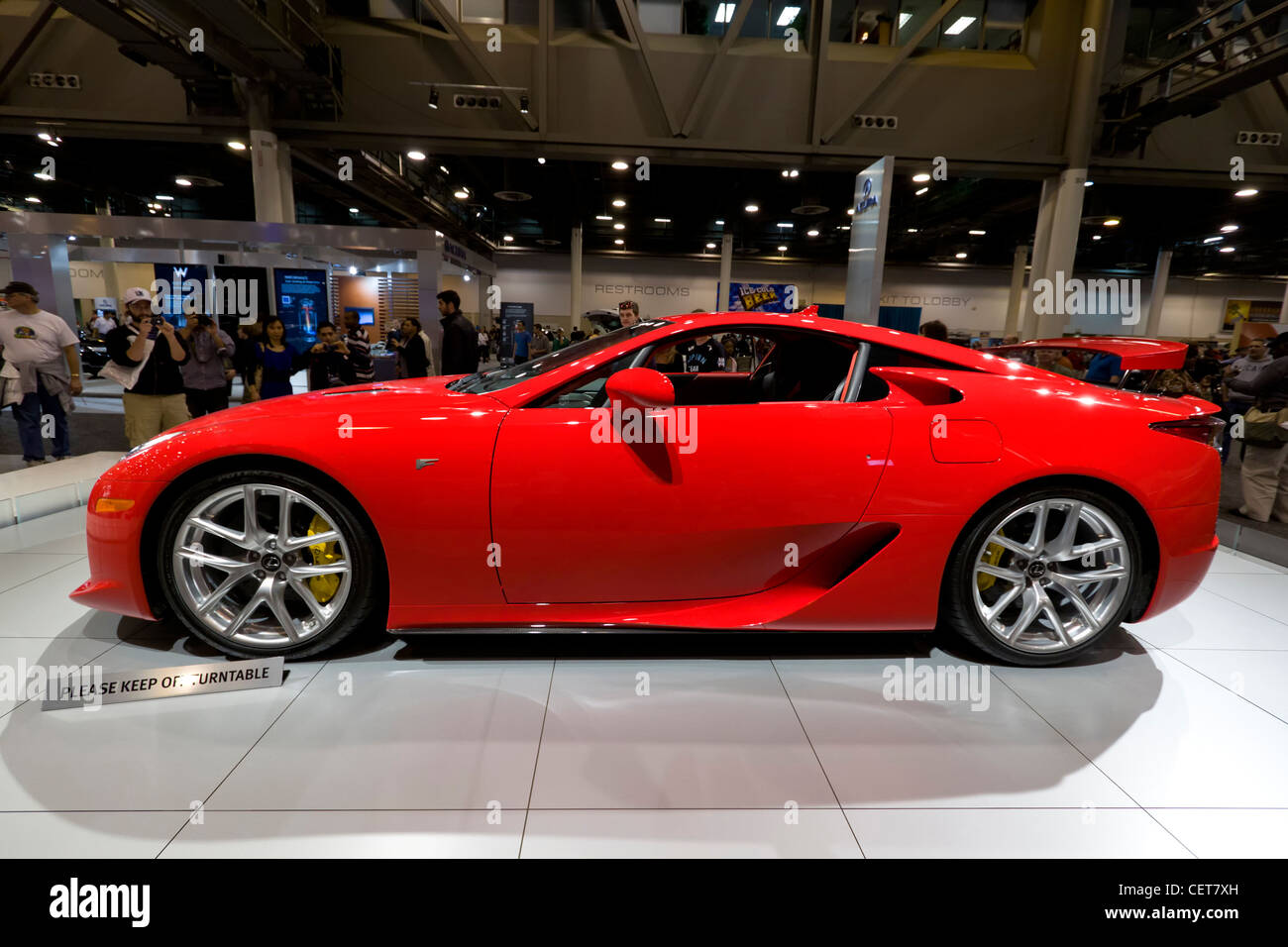 HOUSTON - JANUARY 2012: The 2012 Lexus LFA sports car at the Houston ...