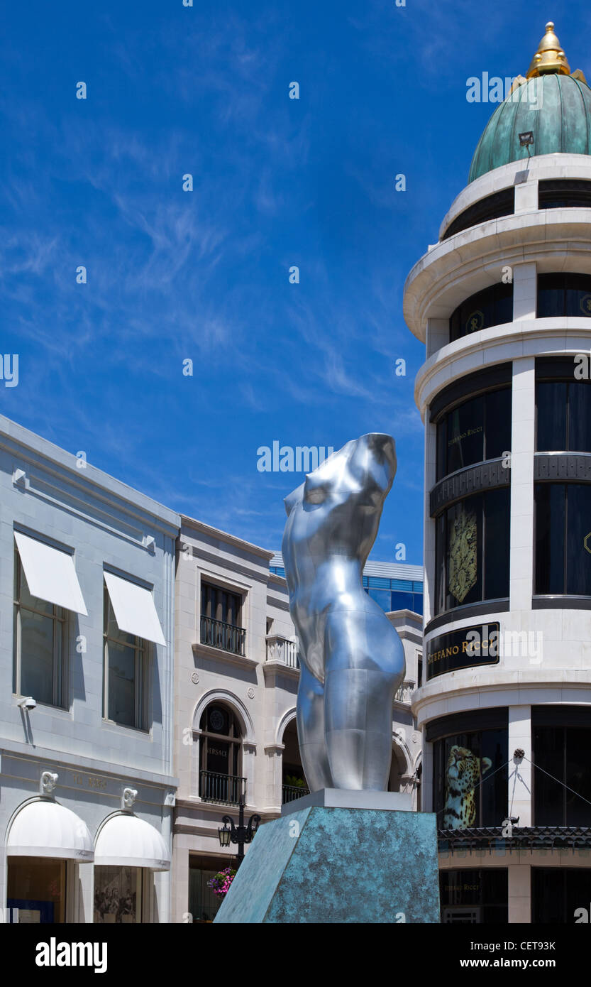 U.S.A., California, Los Angeles, the famous Rodeo Drive shops Stock ...