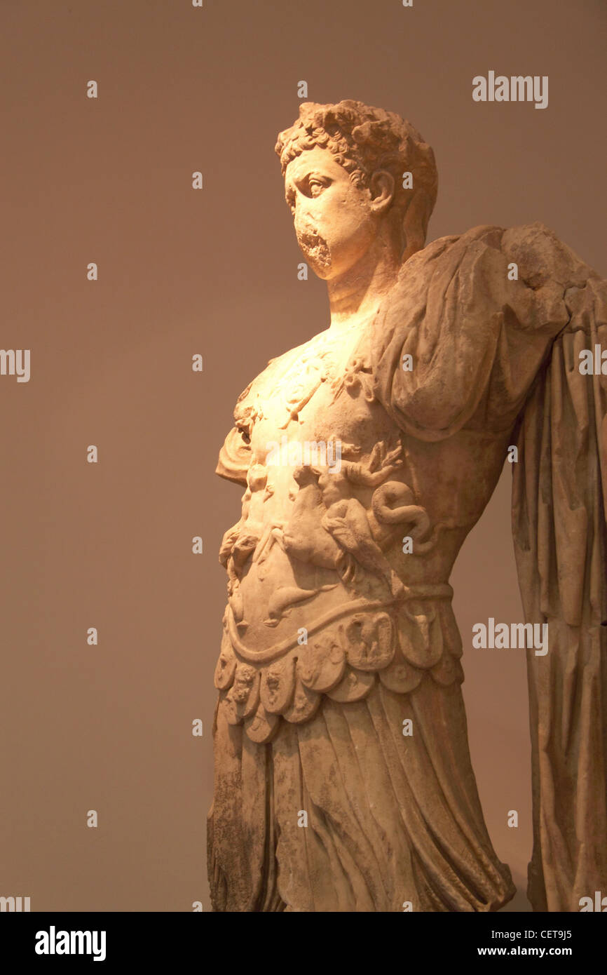 Statue of the Emperor Titus, Archaeological Museum, Ancient Olympia ...