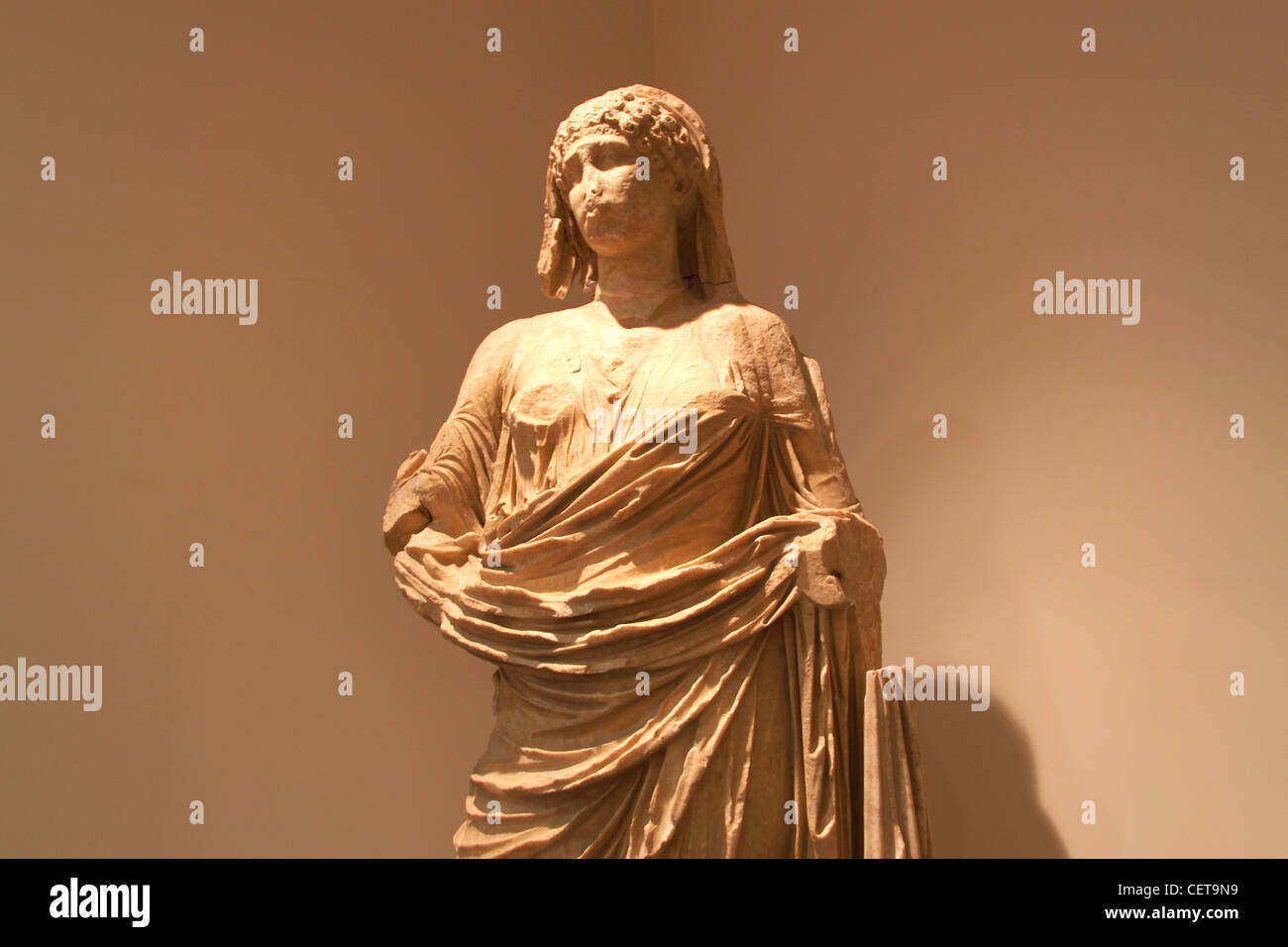 Statue of Agrippina the younger, wife of the Emperor Claudius ...