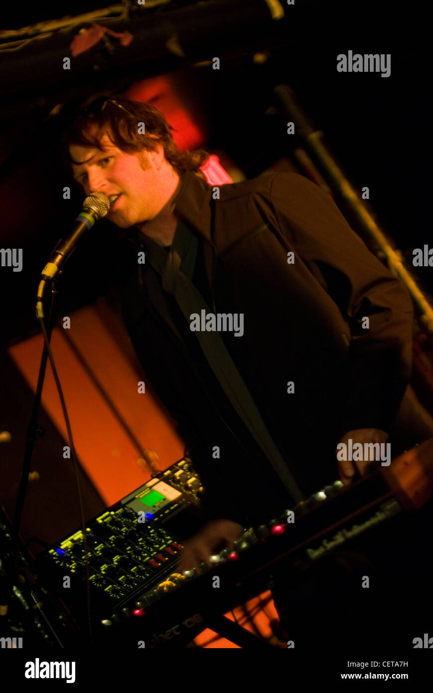 Indie synthpop/New Wave band Freezepop performed at the Middle East ...