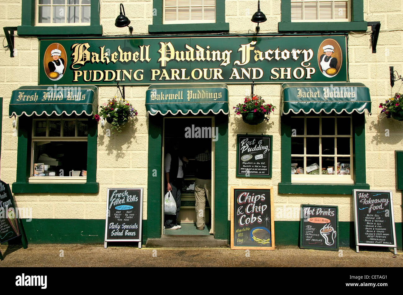 The Old Original Bakewell Pudding Shop, home of the famous Bakewell ...