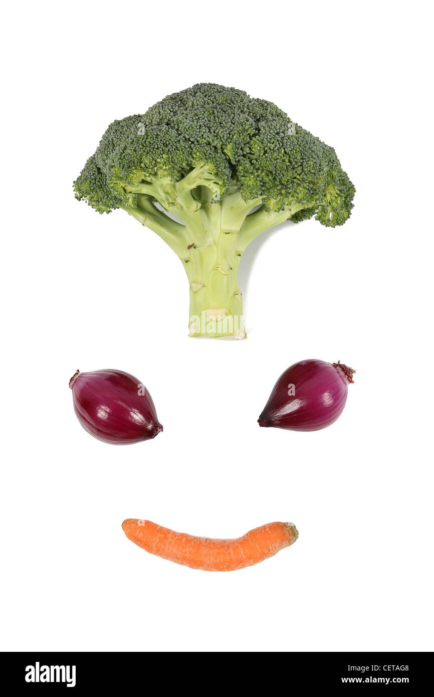 Human face fruit and vegetables hi-res stock photography and images - Alamy