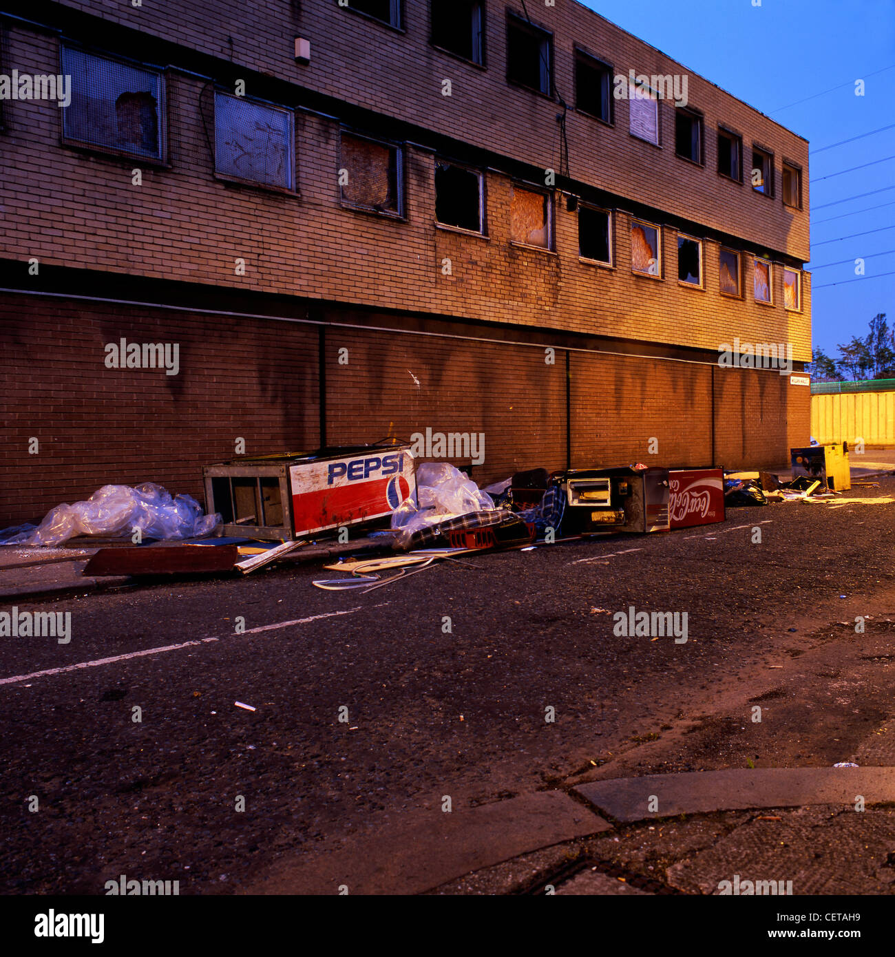 Run down area, london hi-res stock photography and images - Alamy