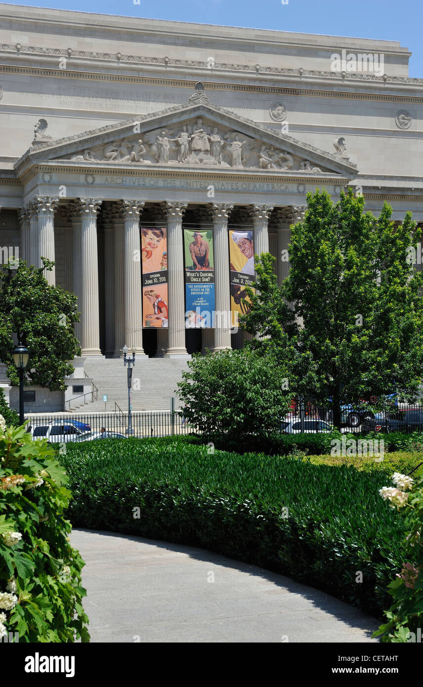 United States National Archives Washington DC USA home of many ...