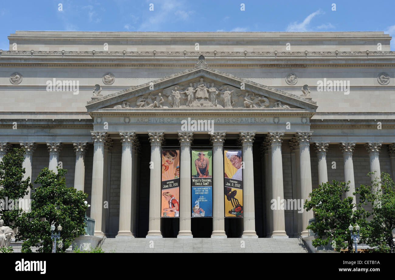 National archives washington dc hi-res stock photography and images - Alamy