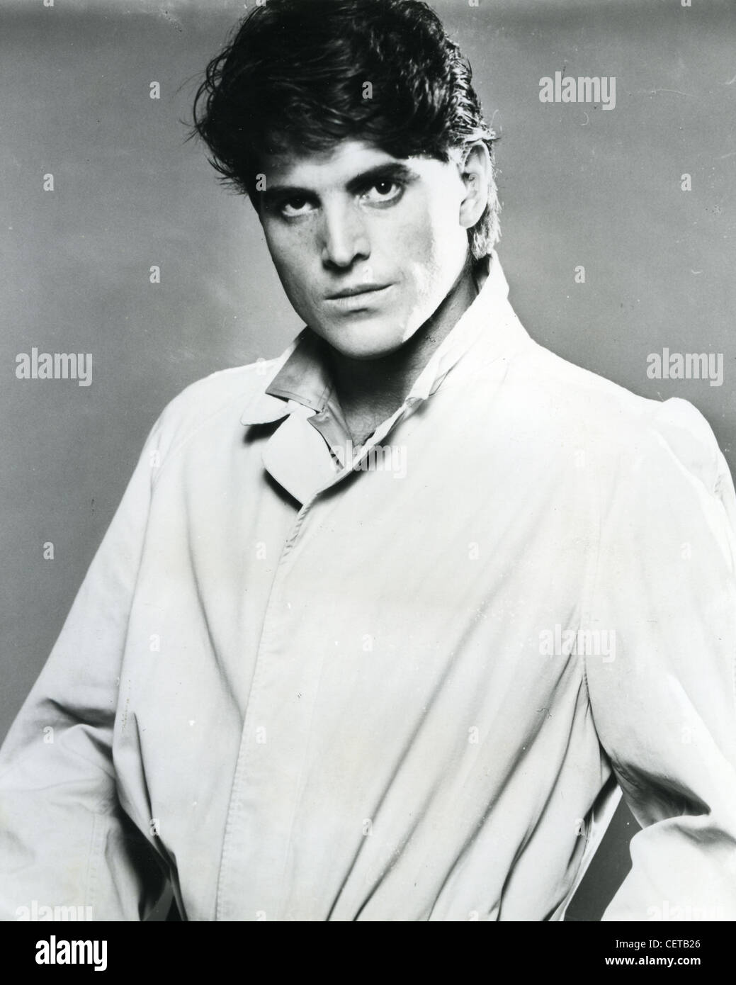 MODERN ROMANCE Promotional photo of UK group member Michael J. Mullins ...