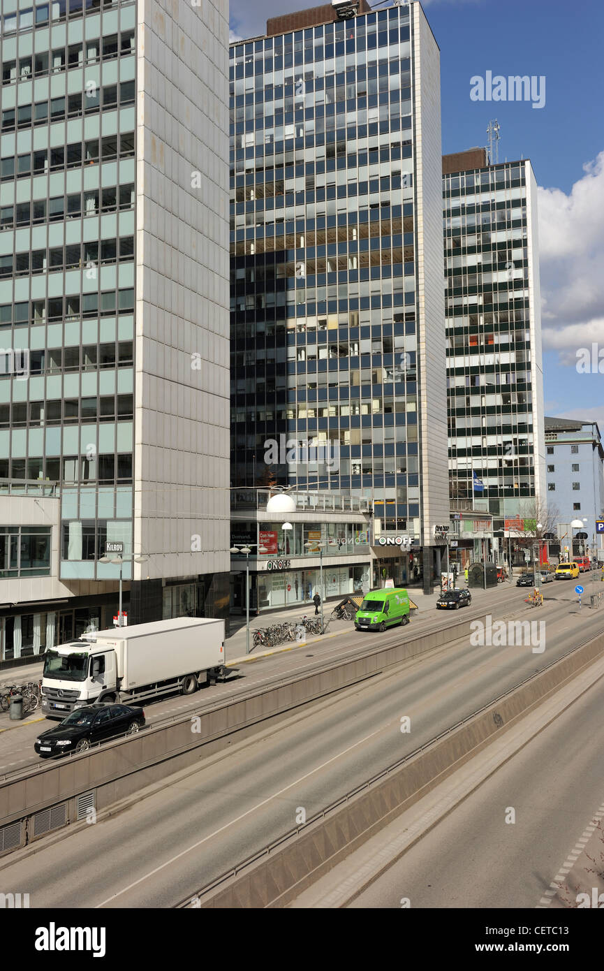 High rise buildings in the center of Stockholm Stock Photo - Alamy