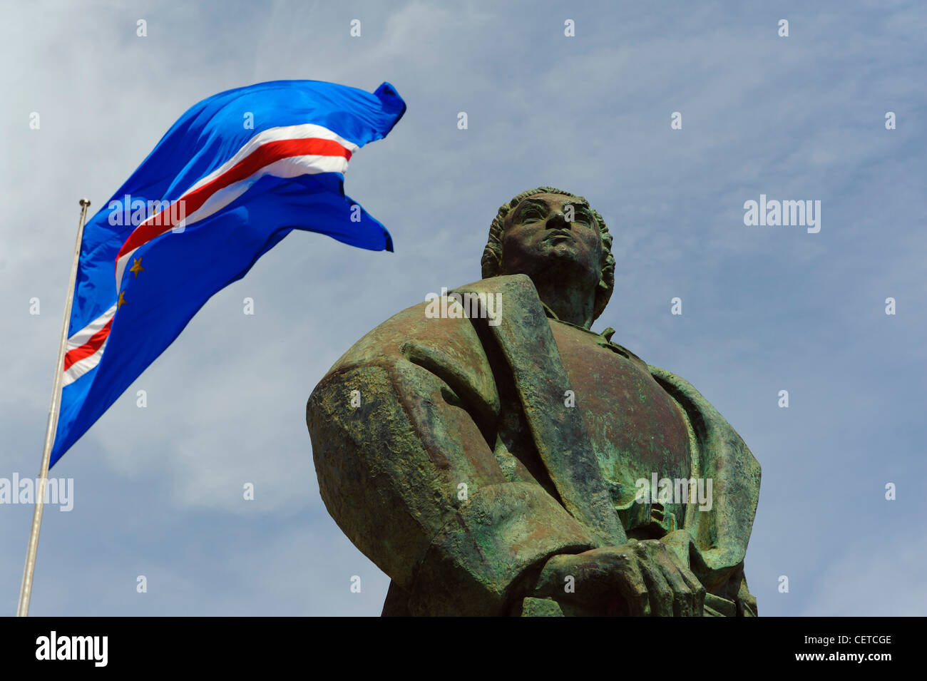 Monument of Diego Gomes, Praia, Santiago, Cape Verde Islands, Africa ...