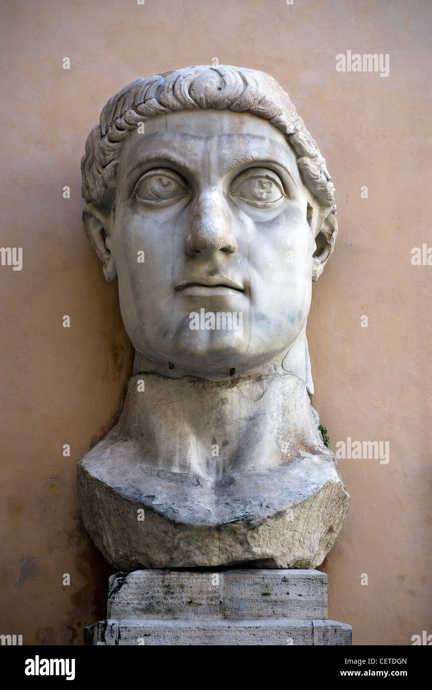 Head of colossal statue of Constantine, Capitoline Museums, Capitoline ...