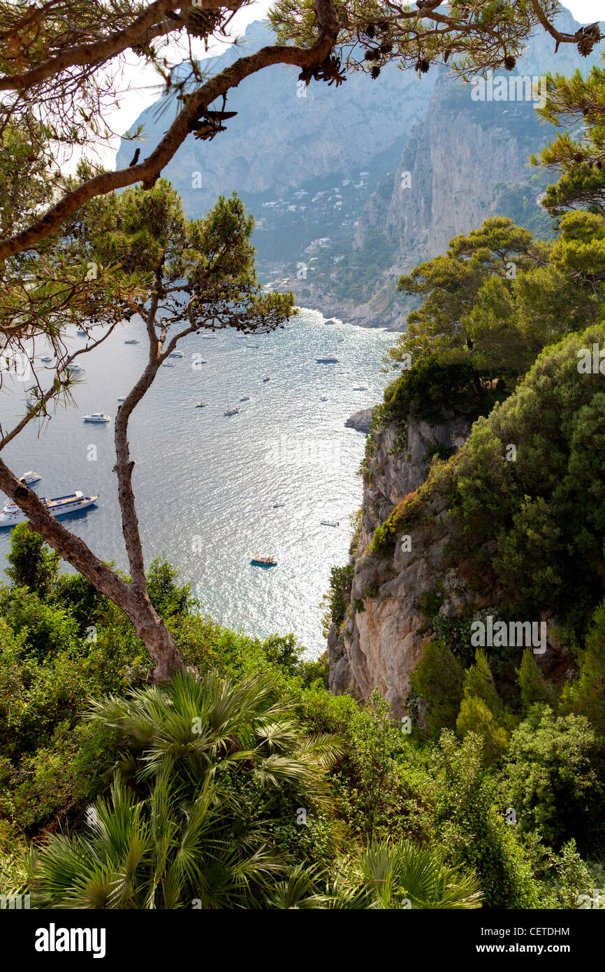 Seaside view Capri island Italy Stock Photo - Alamy