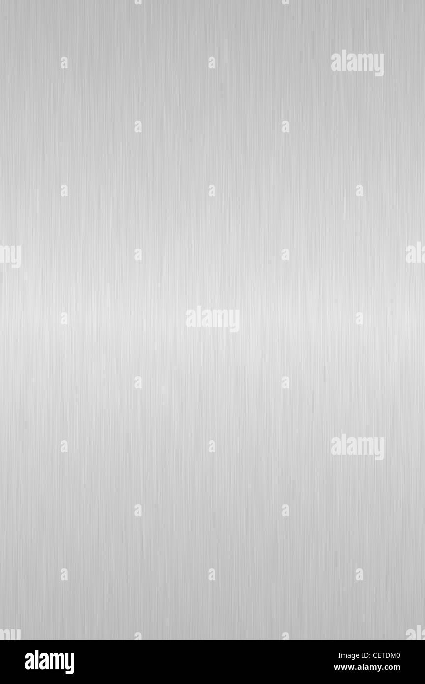 Shiny silver brushed steel background Stock Photo - Alamy