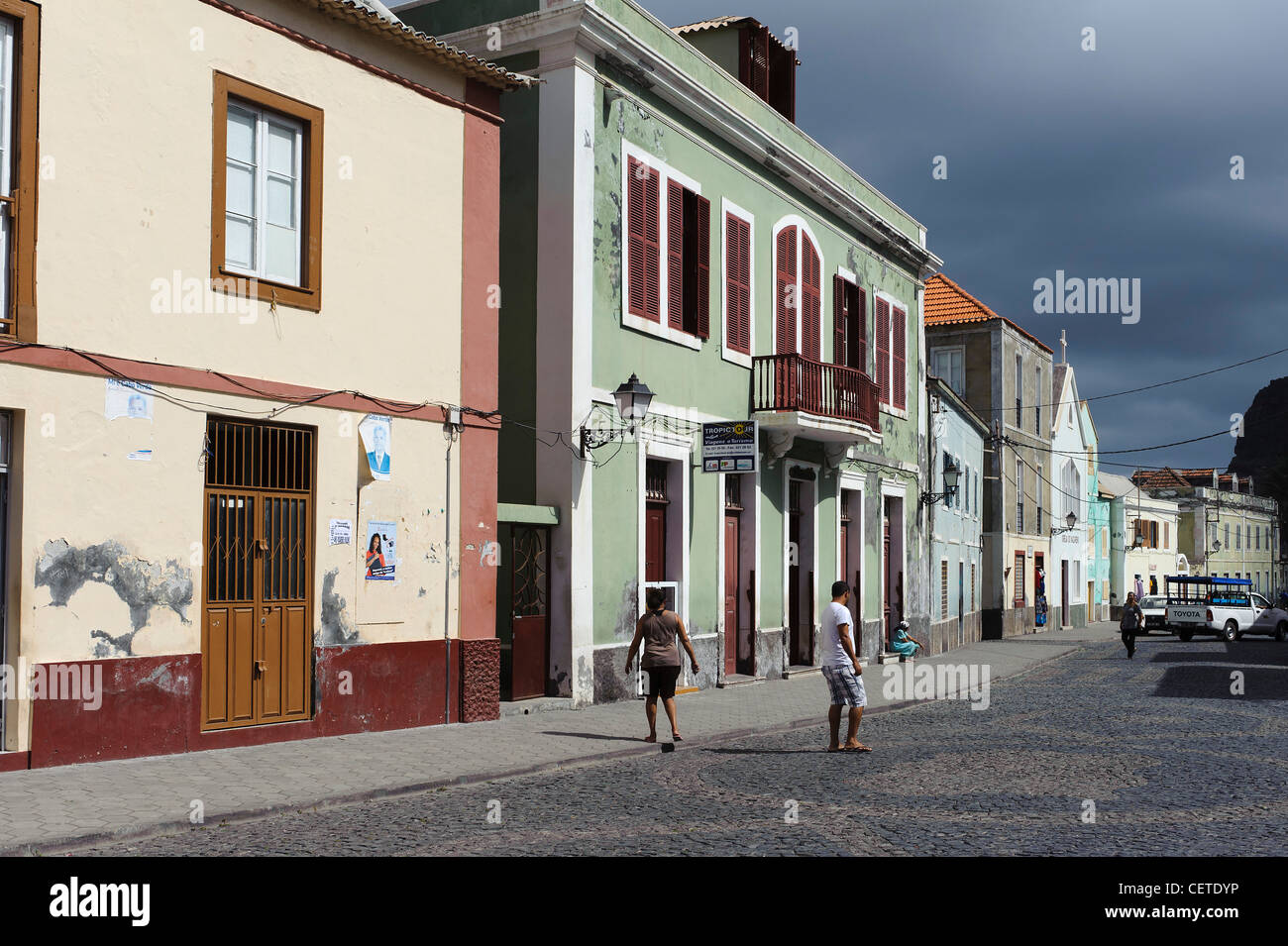 Houses in Ribeira Grande, Santo Antao, Cape Verde Islands, Africa ...