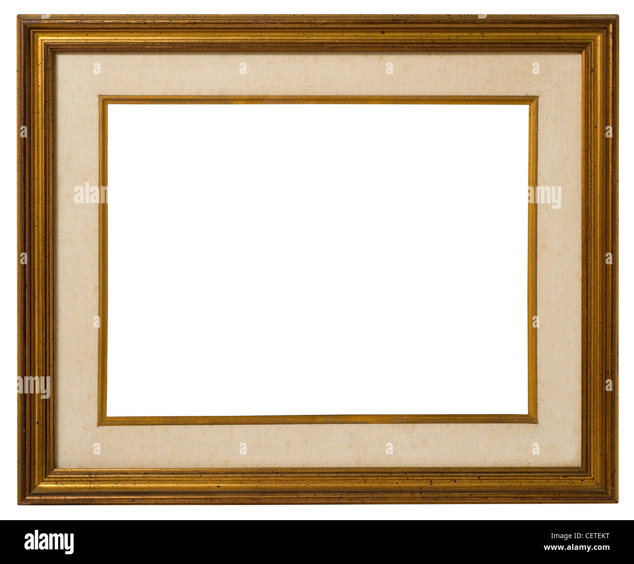 Frame gold border outline edge hi-res stock photography and images - Alamy