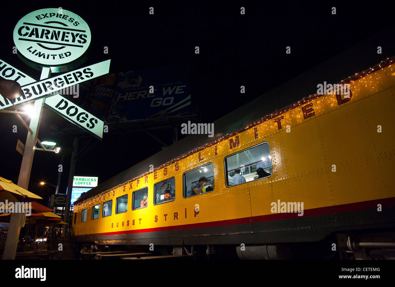 Sunset strip los angeles night hi-res stock photography and images - Alamy