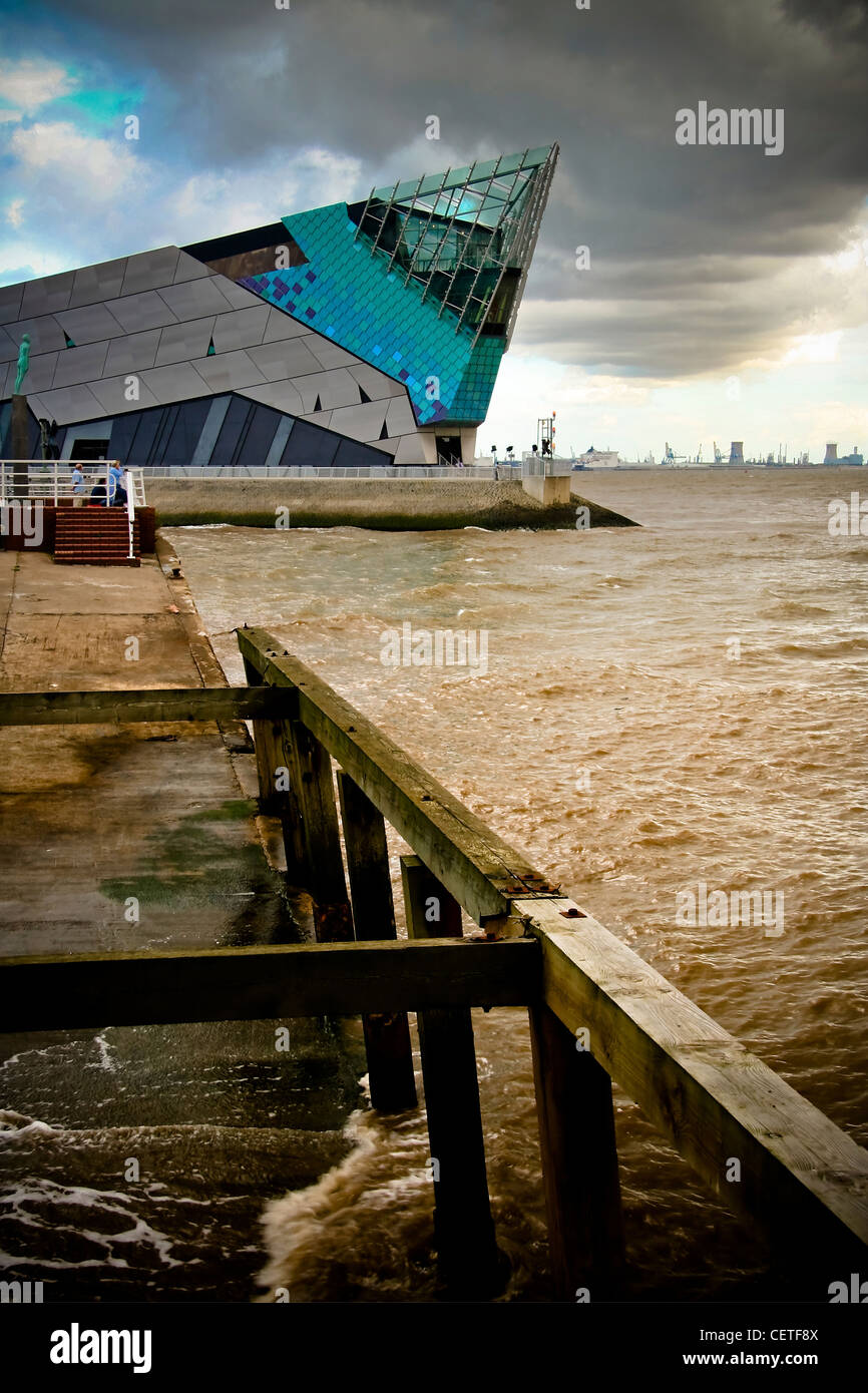 An exterior view of The Deep aquarium on the waterfront at Hull Stock ...