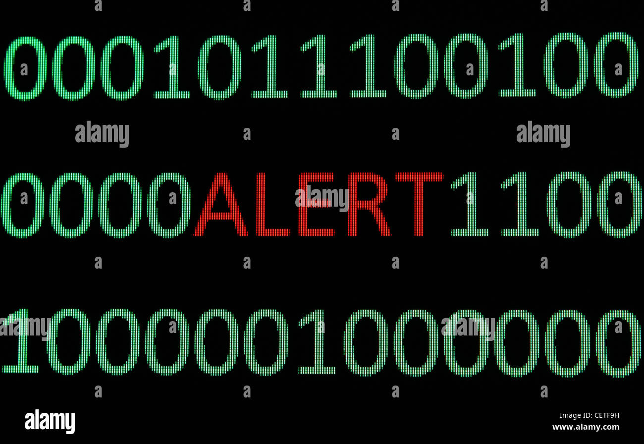 Binary data concept Stock Photo - Alamy