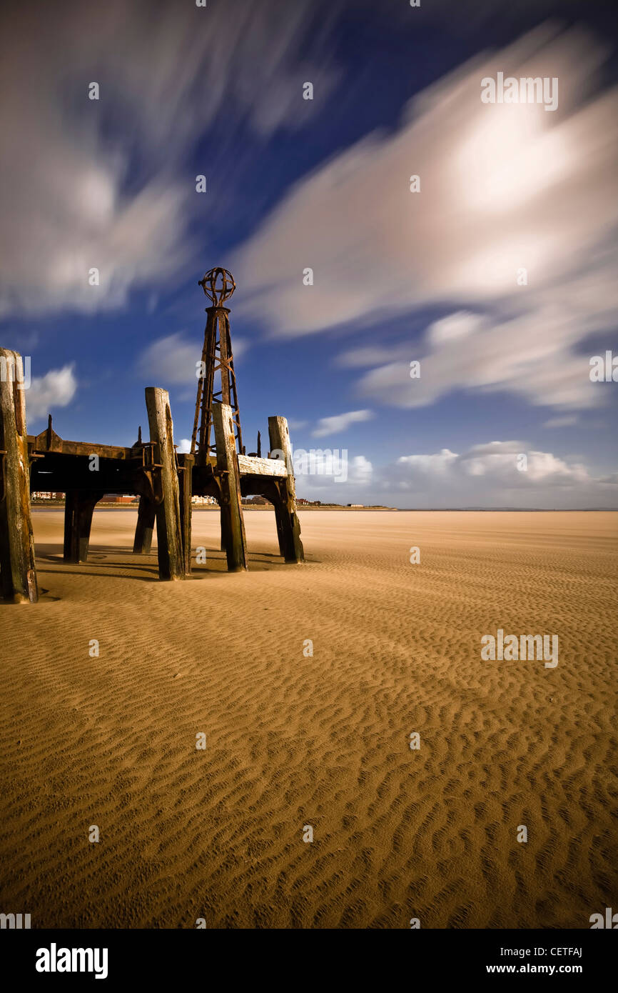 Old beach stage hi-res stock photography and images - Alamy