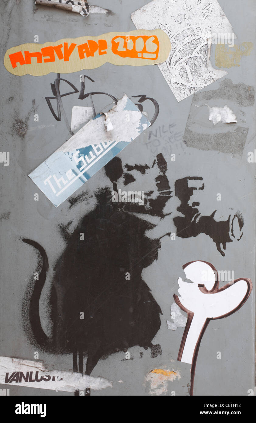Banksy rat camera hi-res stock photography and images - Alamy