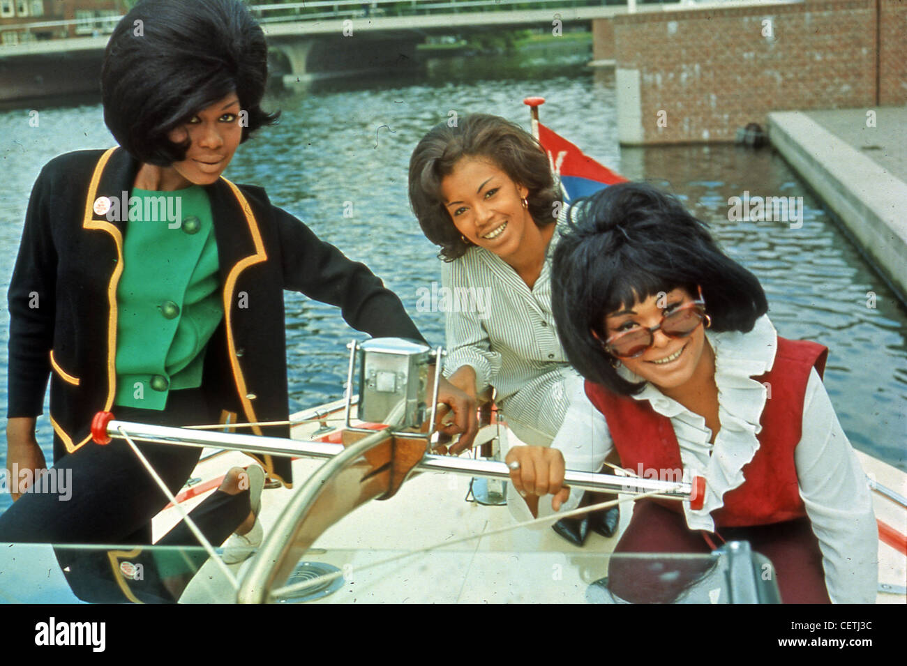 THE MARVELETTES Tamla Motown trio in Amsterdam about 1965 Stock Photo ...