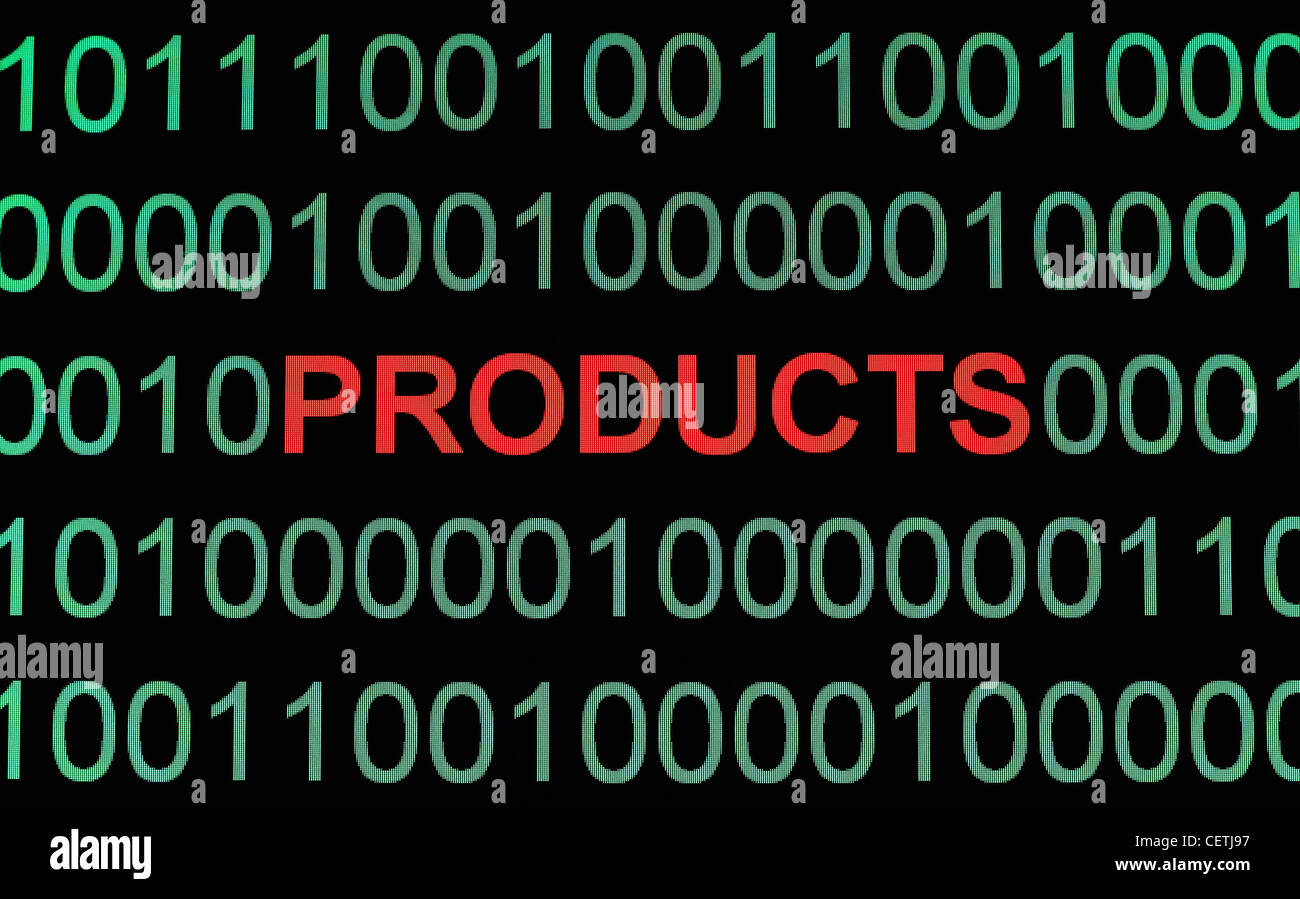 Binary data concept Stock Photo - Alamy