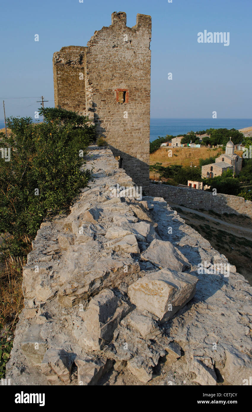 Ukraine. Autonomous Republic of Crimea. Feodosiya. Genoese Fortress ...