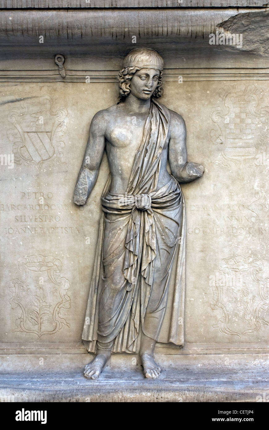 Plinth with personifications of a Province, from Temple of Hadrian ...