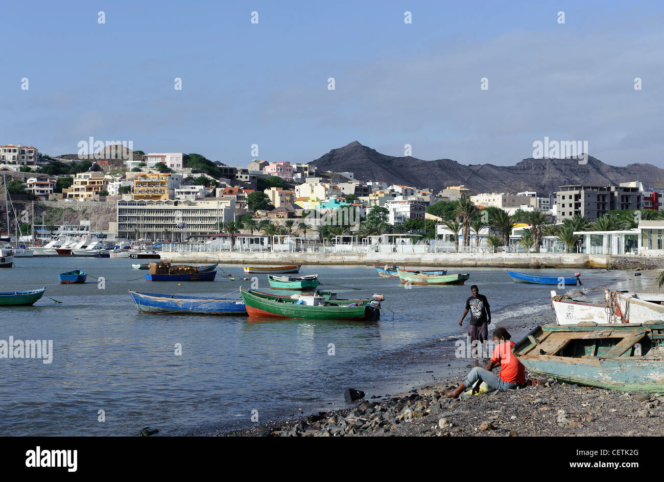 Mindelo cape verde boat hi-res stock photography and images - Alamy