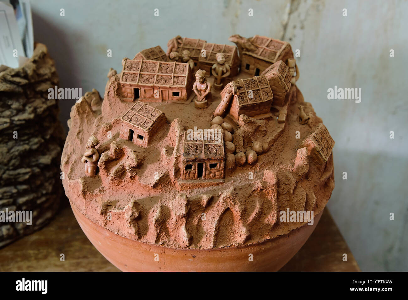 Pottery in the former British Consulate, Mindelo, Sao Vicente, Cape ...