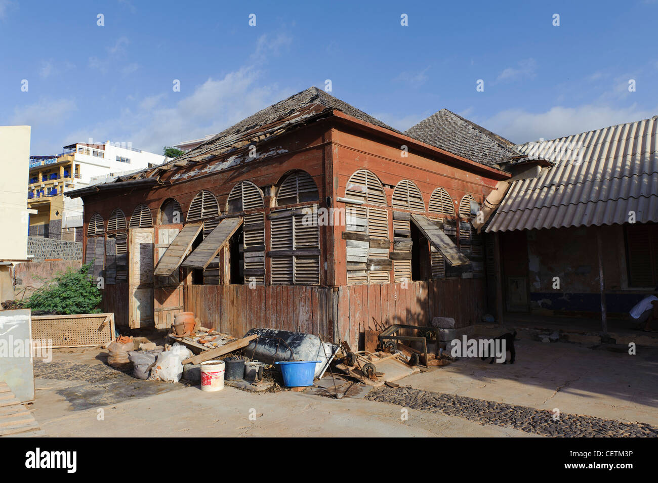 Pottery in the former British Consulate, Mindelo, Sao Vicente, Cape ...
