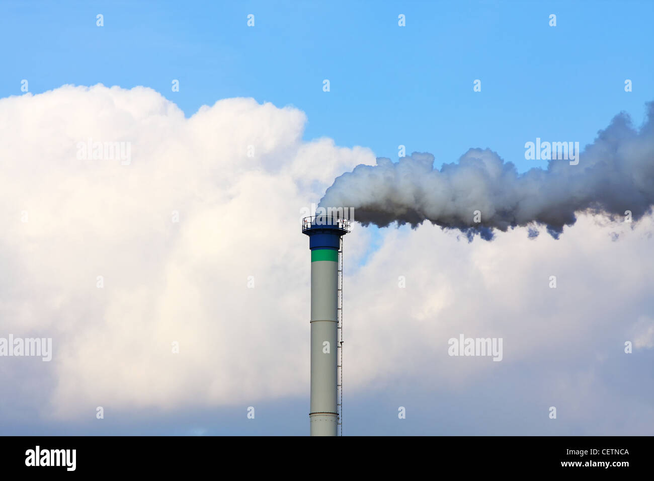 Big factory chimney hi-res stock photography and images - Alamy
