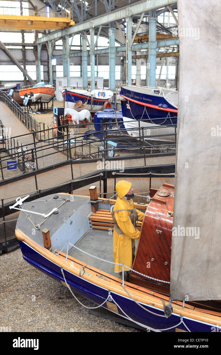 Inside the exhibition at the Historic Dockyard in Chatham, Kent ...