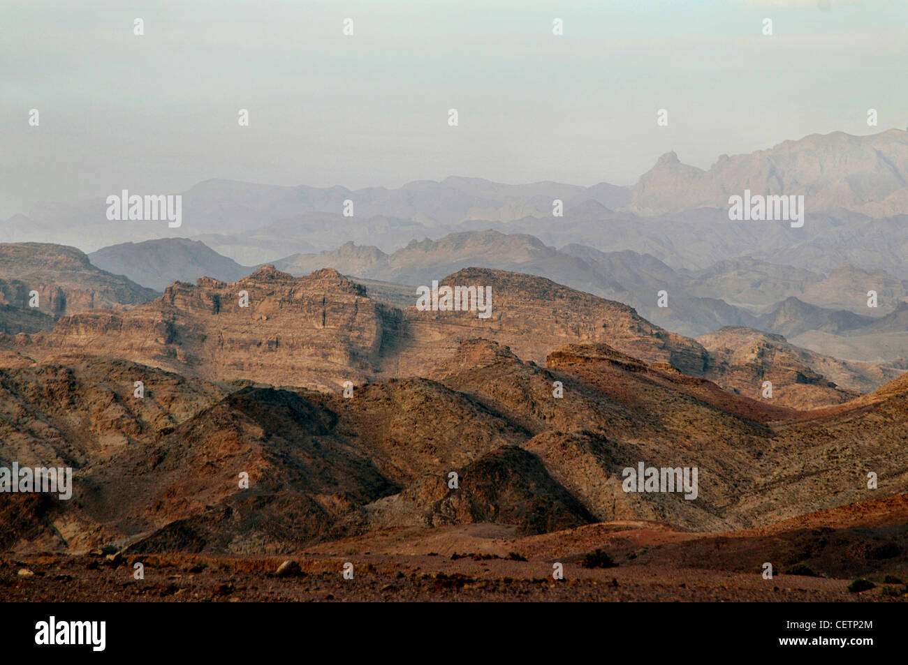 Desert scene in Jordan Stock Photo - Alamy