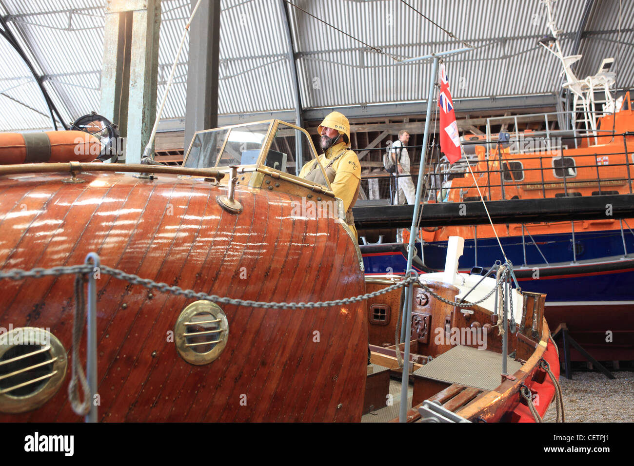 Inside the exhibition at the Historic Dockyard in Chatham, Kent ...