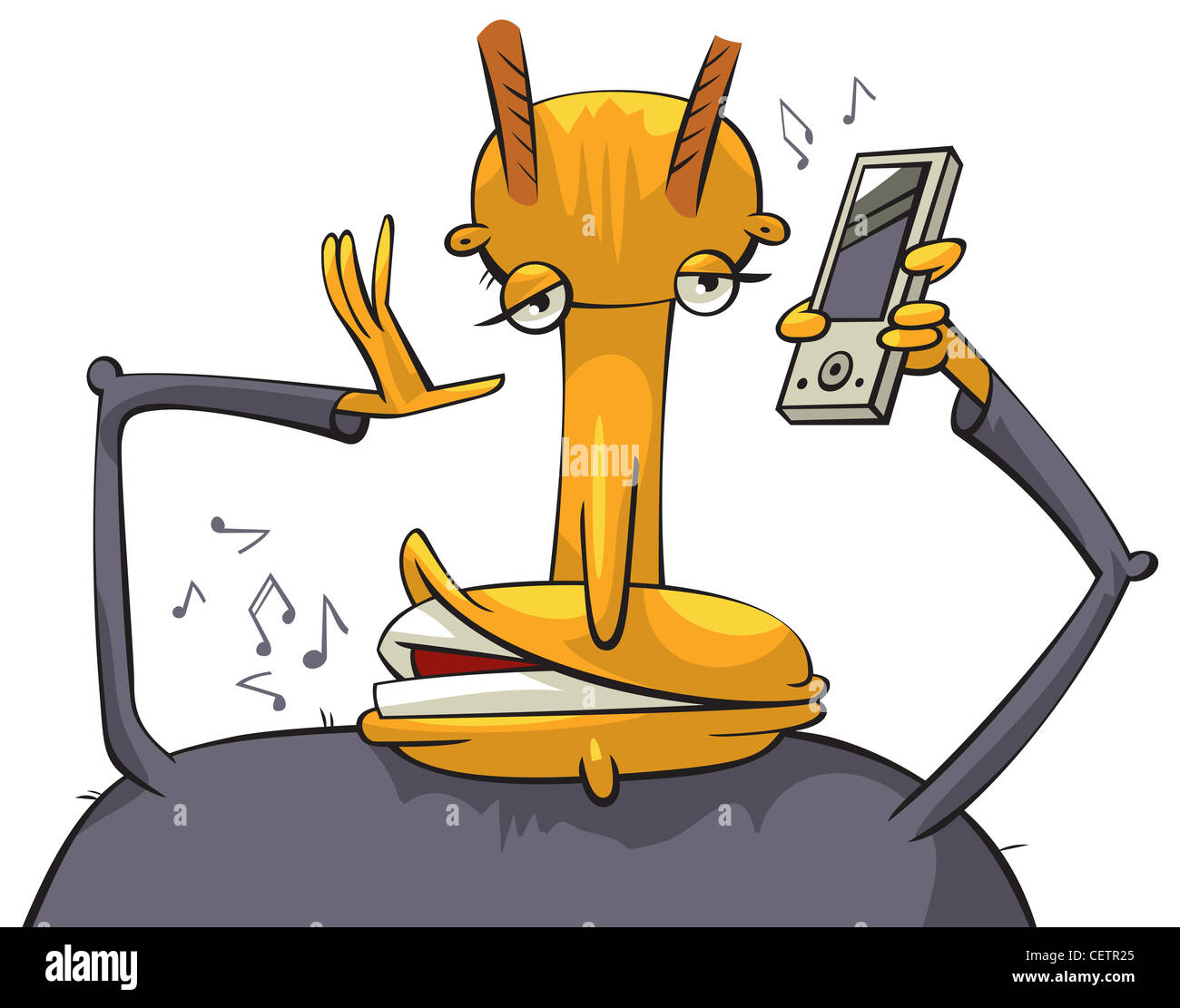 Fat man talking on mobile phone Stock Photo - Alamy