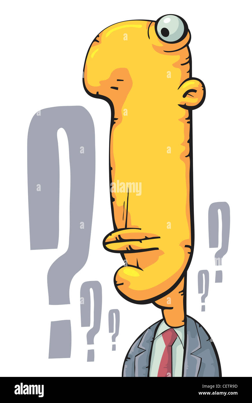 Inquiring face serious confused hi-res stock photography and images - Alamy