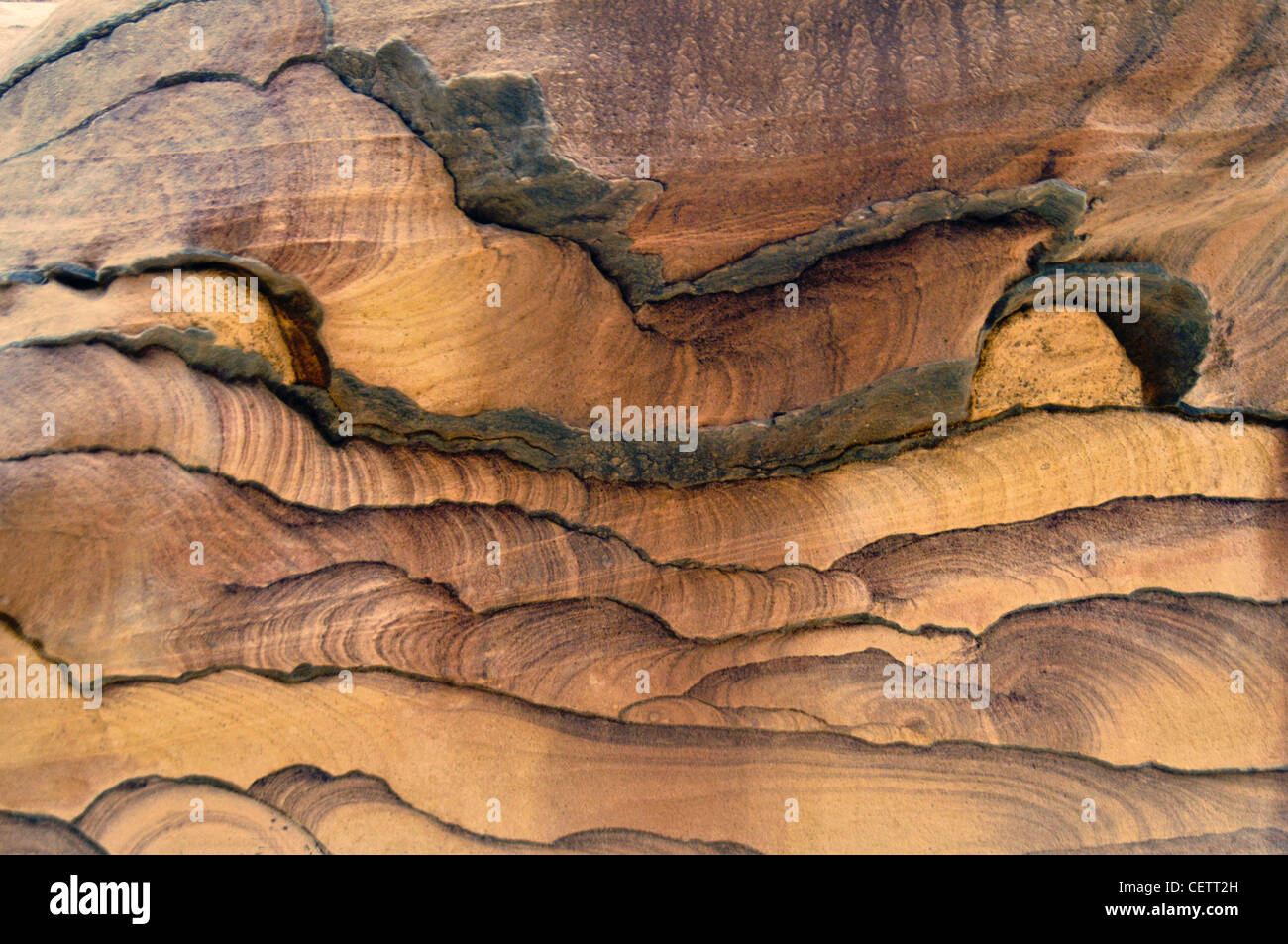 Colorful sandstone rock formation Stock Photo - Alamy