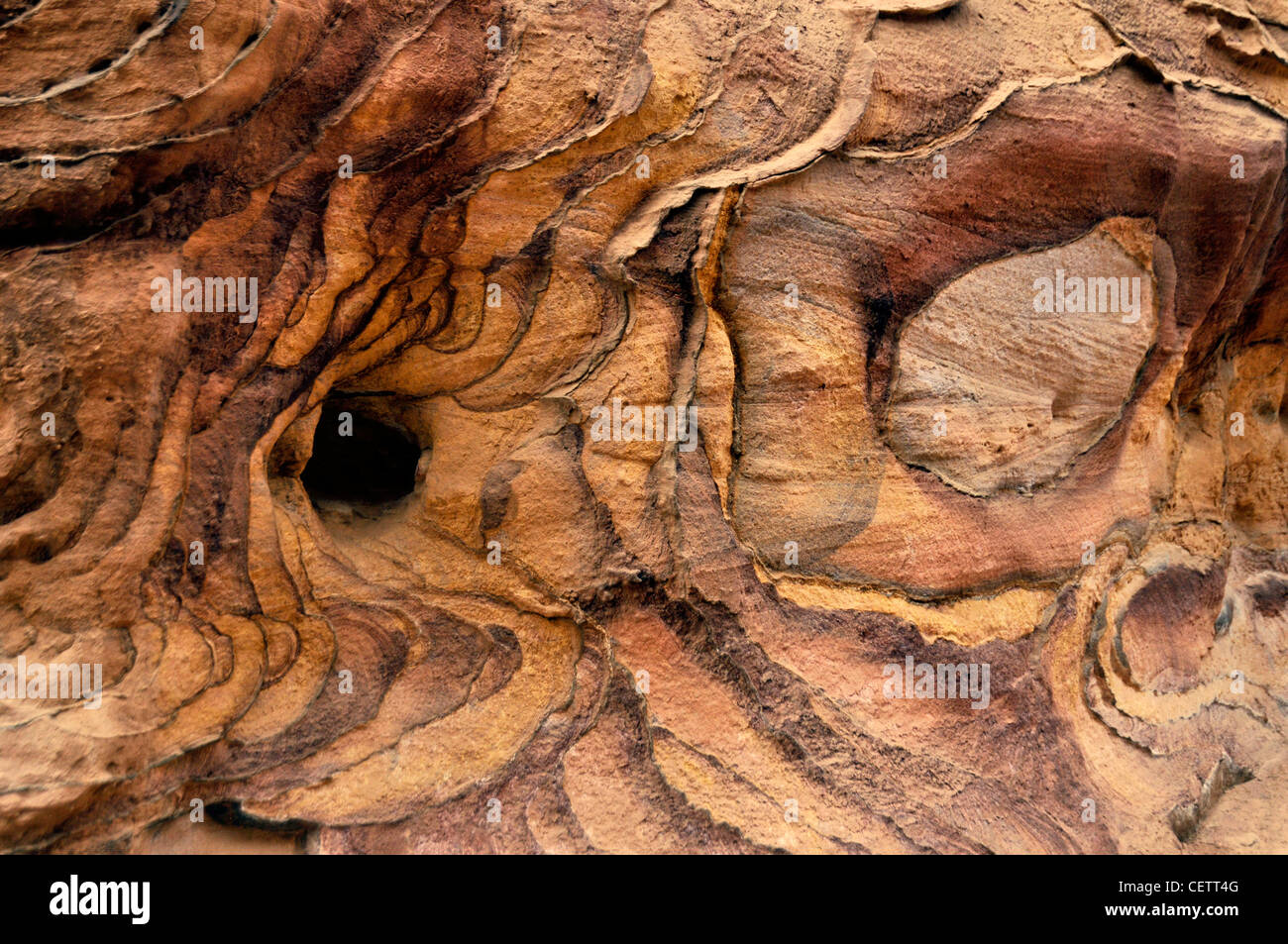 Colorful sandstone rock formation Stock Photo - Alamy