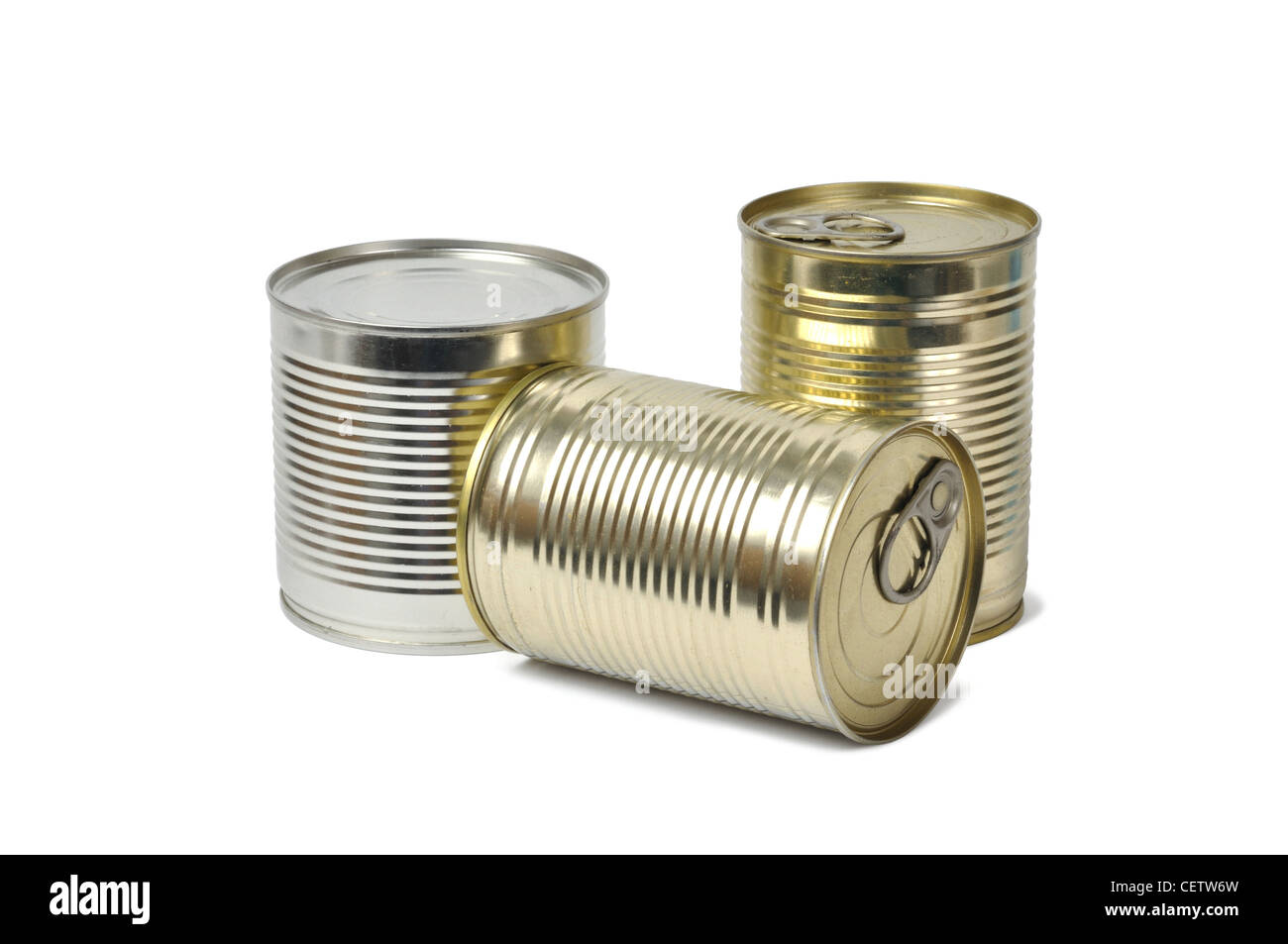 Isolated food cans Cut Out Stock Images & Pictures - Alamy
