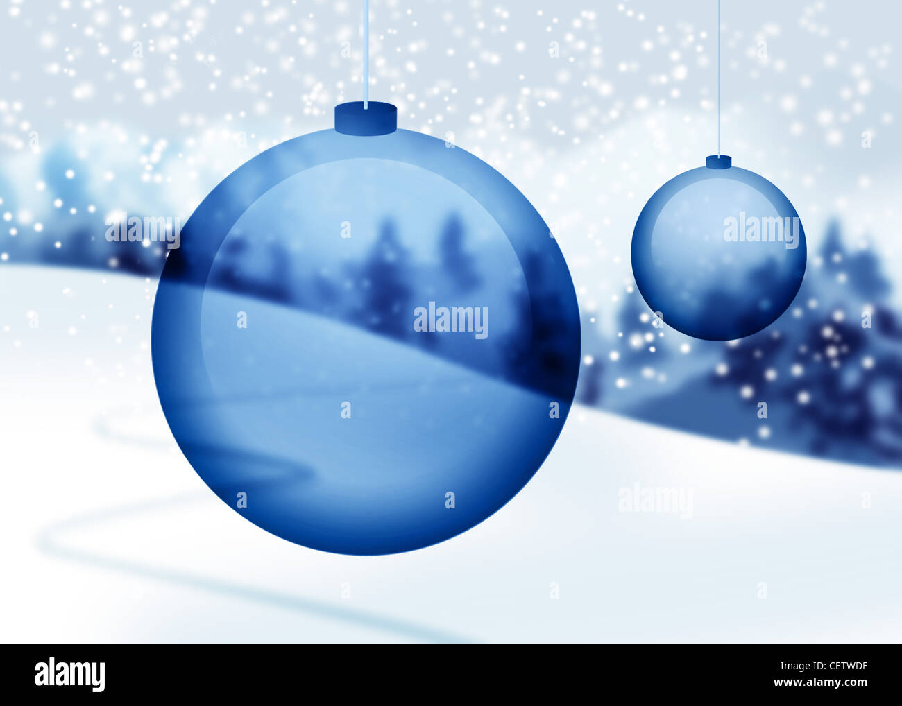 Snows christmas transparent hi-res stock photography and images - Alamy