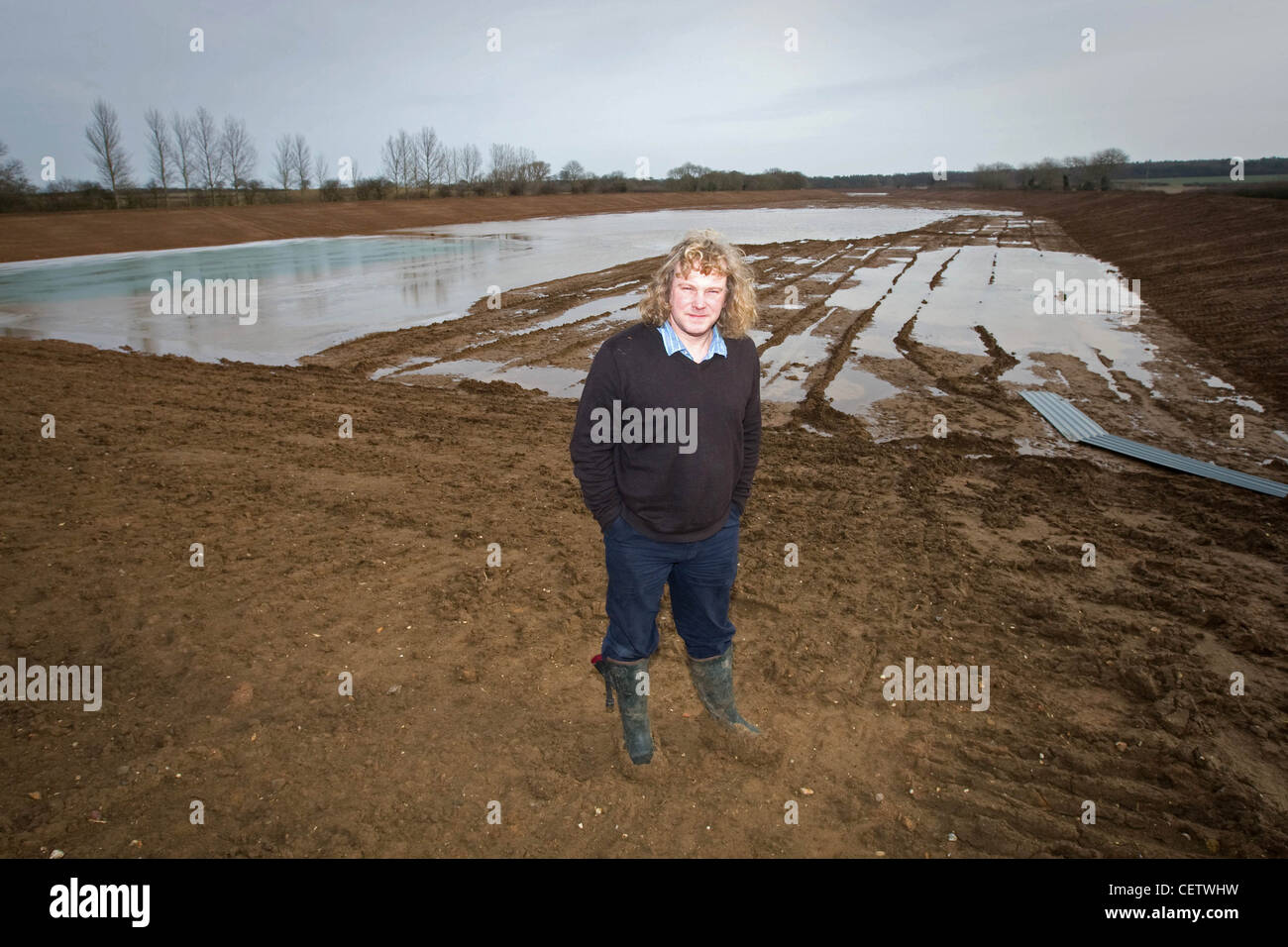 Mark Bowyer farm manager for Holkham Farming Company in Norfolk ...