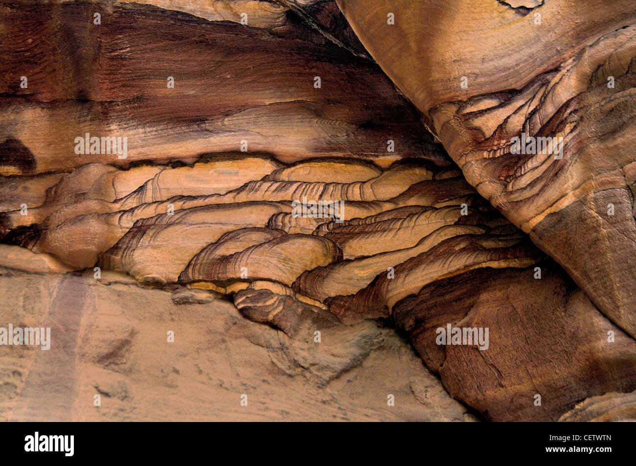 Colorful sandstone rock formation Stock Photo - Alamy